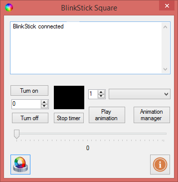 BlinkStick Square - Moje tvorba